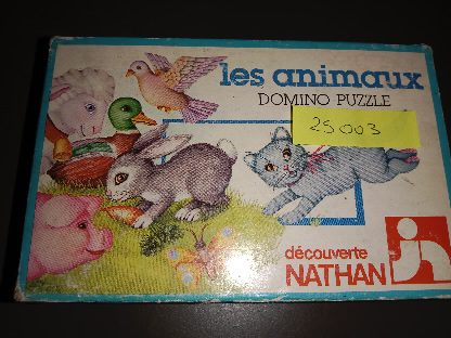 25003. Domino-puzzle : les animaux - Recycl'OrthoRecycl'Ortho